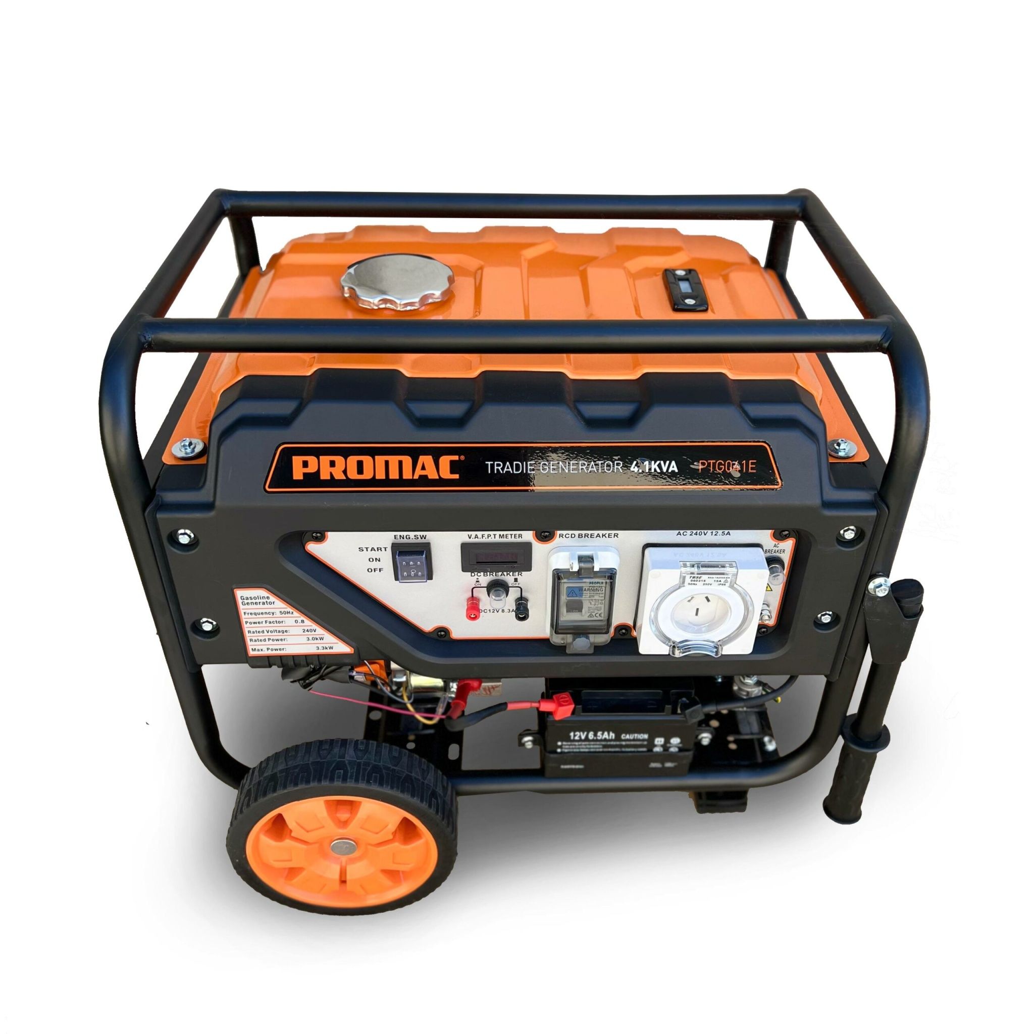 PROMAC 4.4KVA OPEN PETROL GENERATOR PTG044E – DCE Electrics